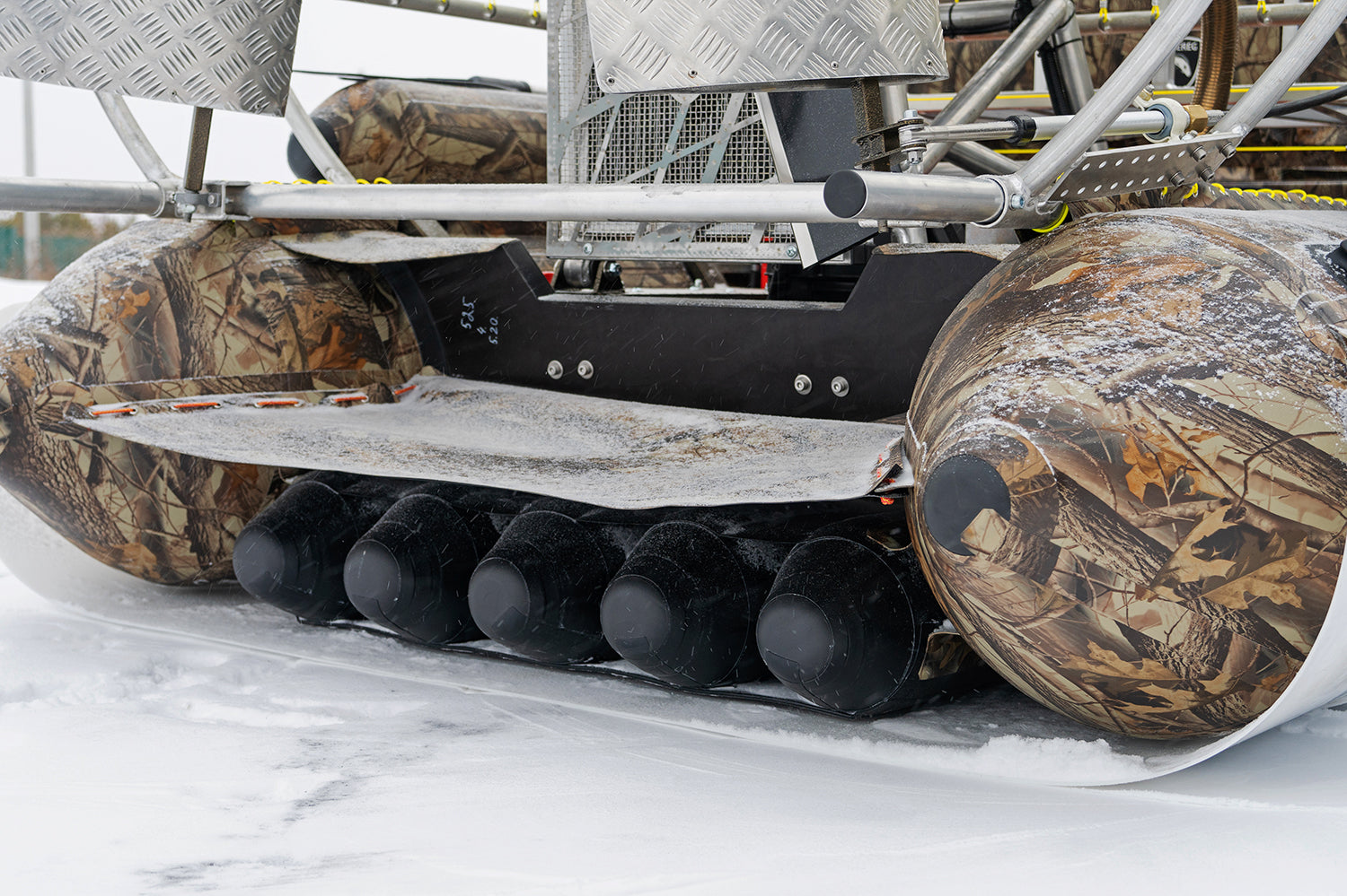 Bereg Airboat 560 - 132HP All-Terrain Boat Ice Snow Land Water ...