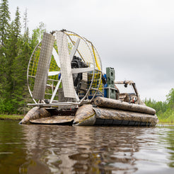 Bereg Airboat 560 - 132HP All-Terrain Boat Ice Snow Land Water ...