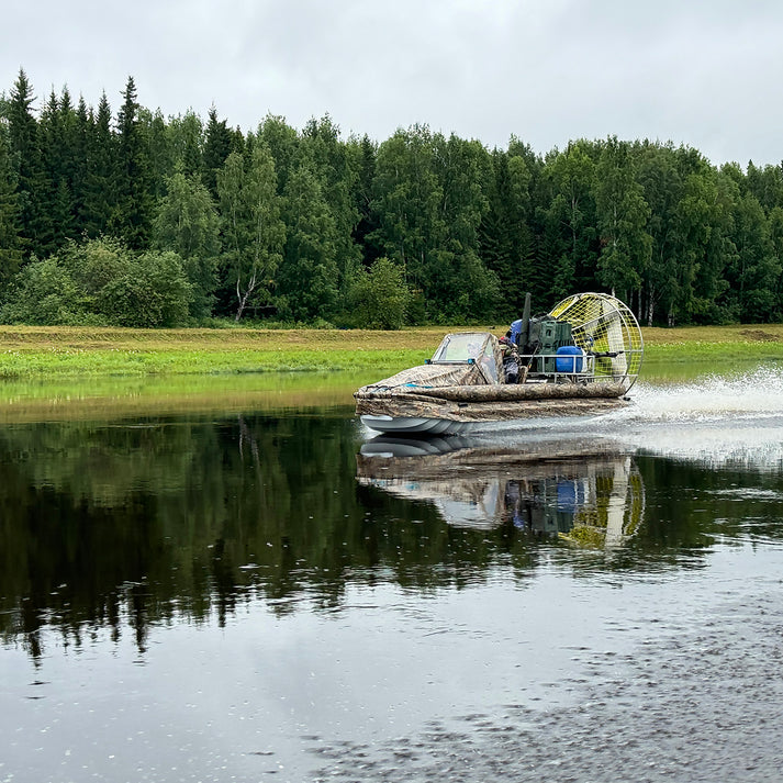 Bereg Airboat 560 - 132HP All-Terrain Boat Ice Snow Land Water ...